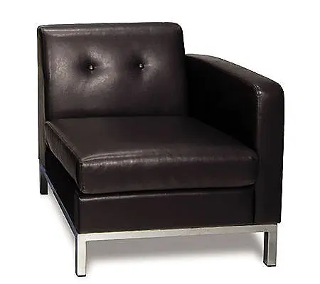 AVE SIX Osp Home Furnishings Wall Street Arm Chair Righ T Armfacing - One-color