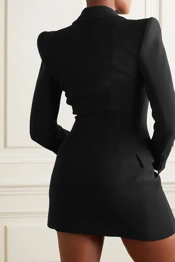 Sergio Hudson Cady Mini Dress In Black - 60% Off | Editorialist
