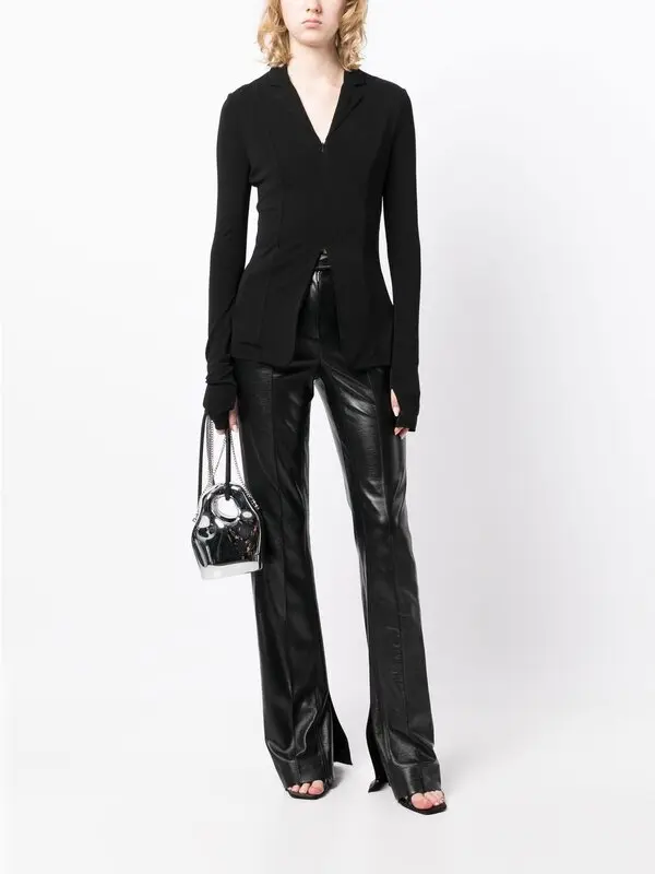 Helmut Lang Blazer-style Zip-up Top