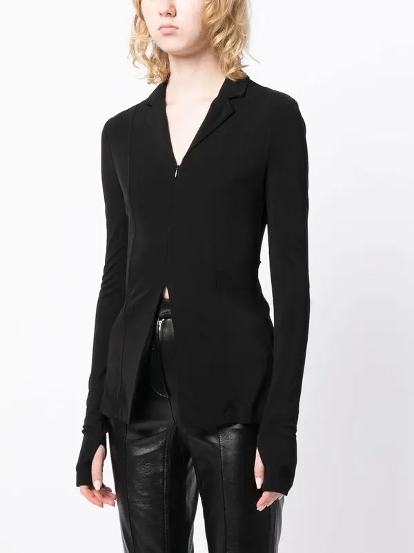 Helmut Lang Blazer-style Zip-up Top