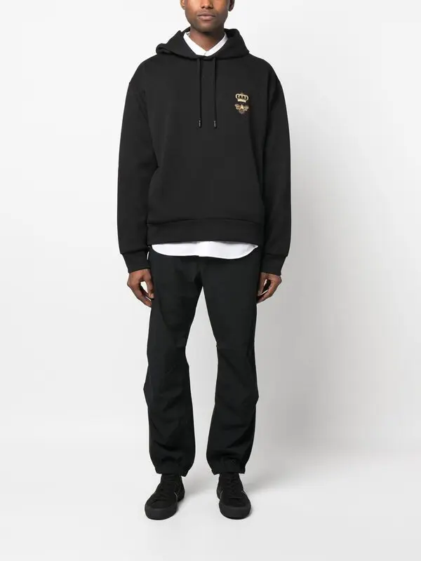 Dolce & Gabbana Embroidered Cotton Hoodie