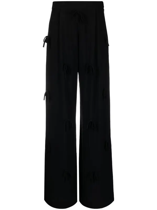 Viktor & Rolf Bow Detailing Wide Leg Trousers
