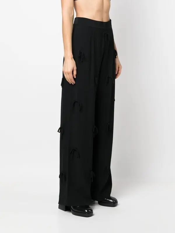 Viktor & Rolf Bow Detailing Wide Leg Trousers