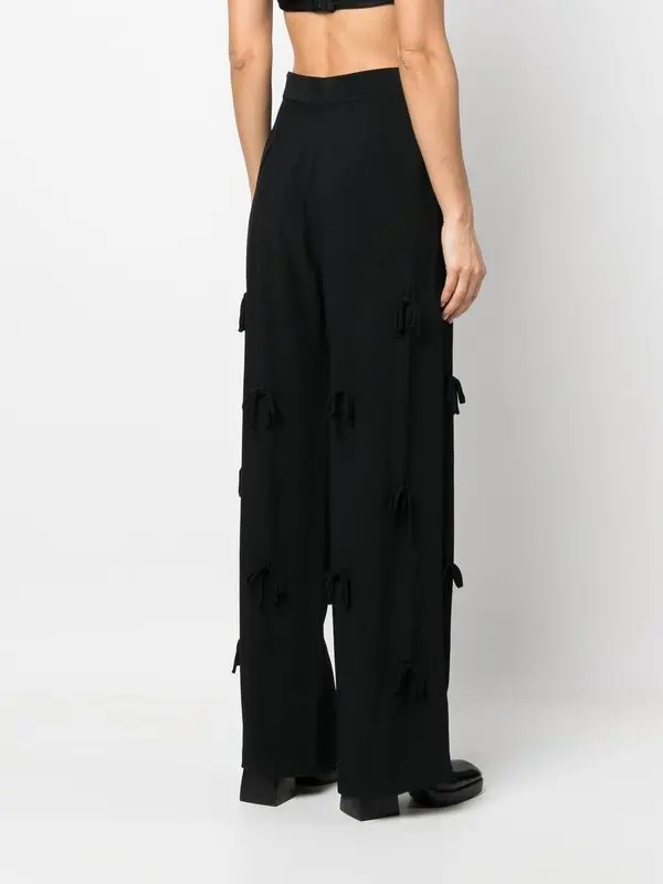 Viktor & Rolf Bow Detailing Wide Leg Trousers