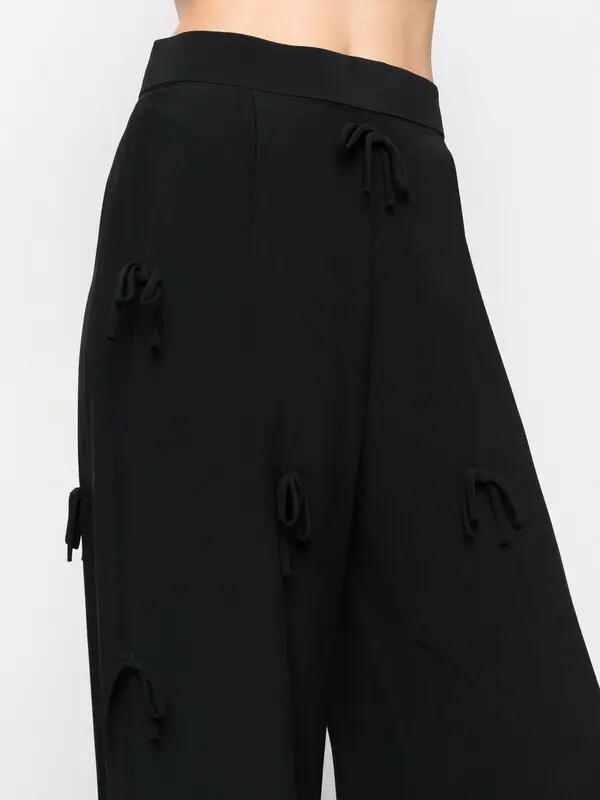 Viktor & Rolf Bow Detailing Wide Leg Trousers
