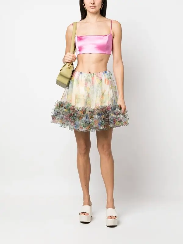 Viktor & Rolf Blooming Summer Frill Mini Skirt