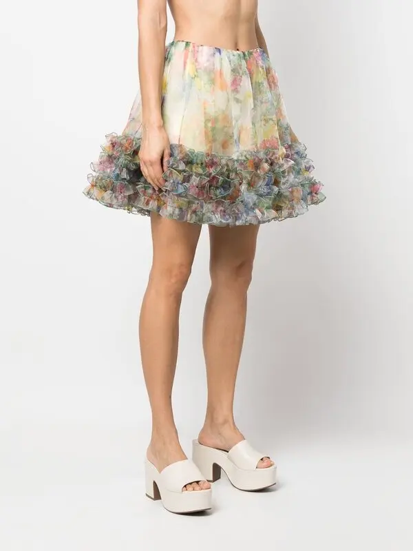 Viktor & Rolf Blooming Summer Frill Mini Skirt
