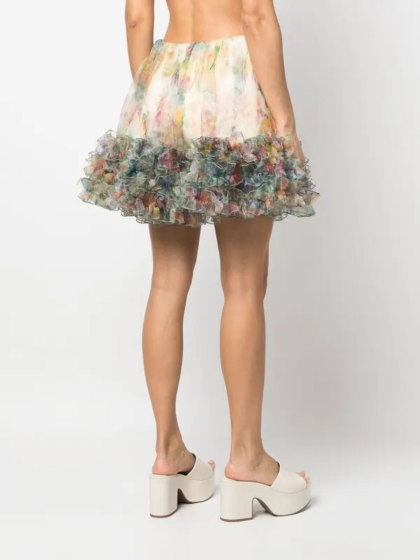 Viktor & Rolf Blooming Summer Frill Mini Skirt