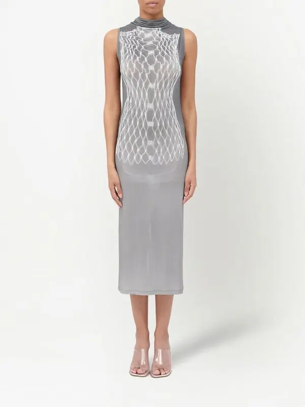 MAISON MARGIELA Dummy Sleeveless Midi Dress