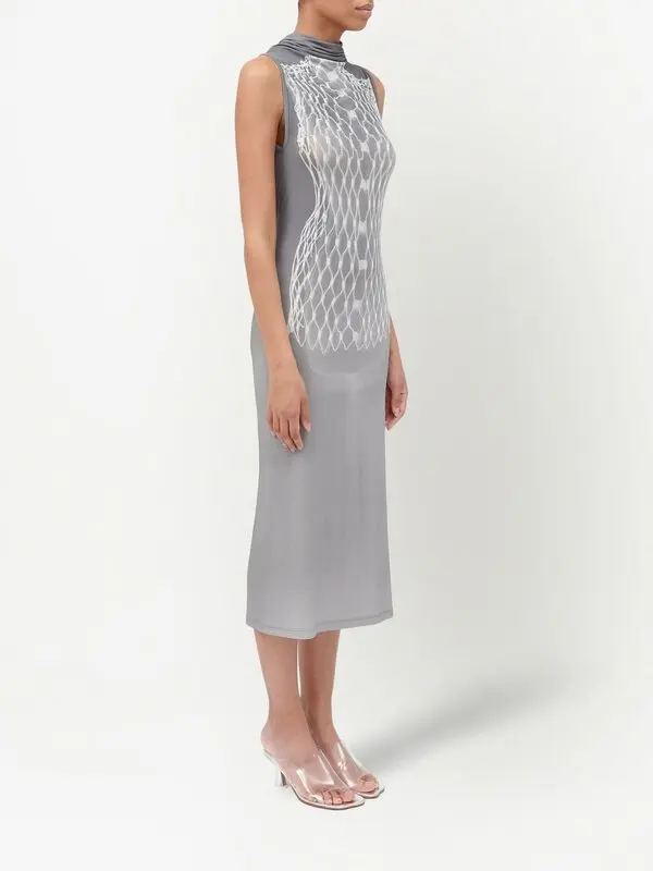 MAISON MARGIELA Dummy Sleeveless Midi Dress