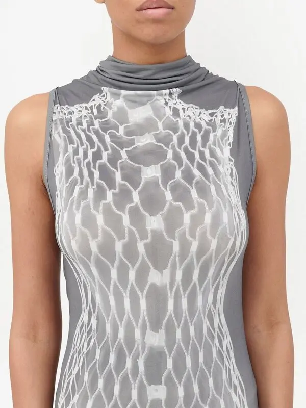 MAISON MARGIELA Dummy Sleeveless Midi Dress