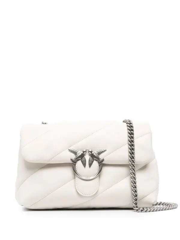 Pinko Love Birds Plaque Crossbody Bag
