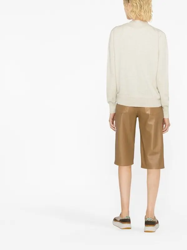 MARANT ETOILE Karin Logo-intarsia Cardigan