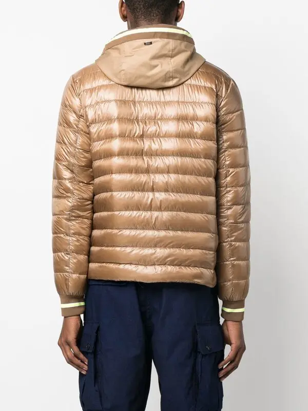 Herno Drawstring Hooded Down Jacket