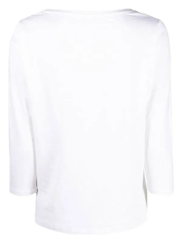 Majestic Filatures Crop-sleeve T-shirt