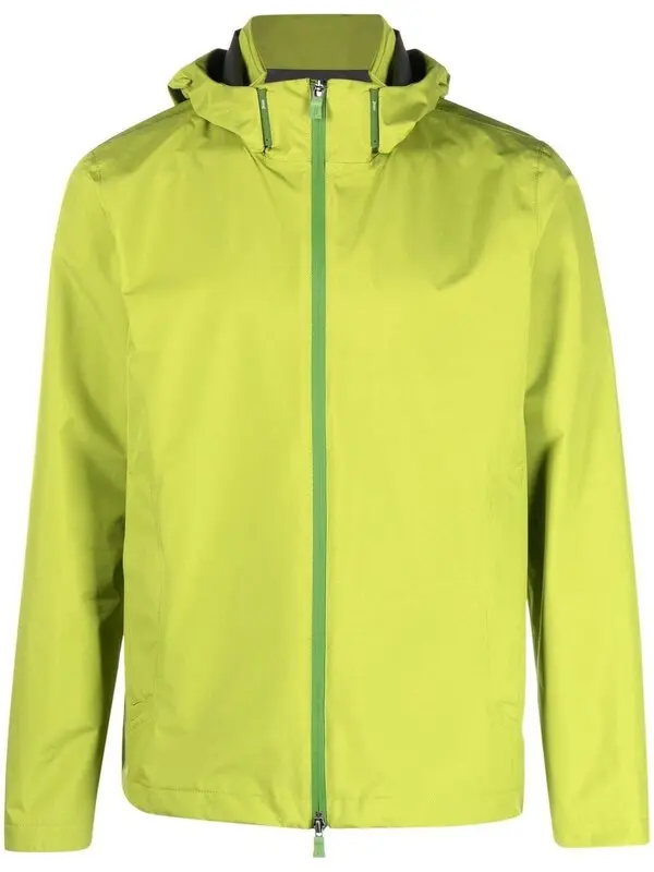 Herno Zip-up Hooded Jacket - Green