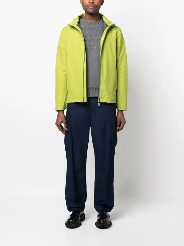 Herno Zip-up Hooded Jacket - Green