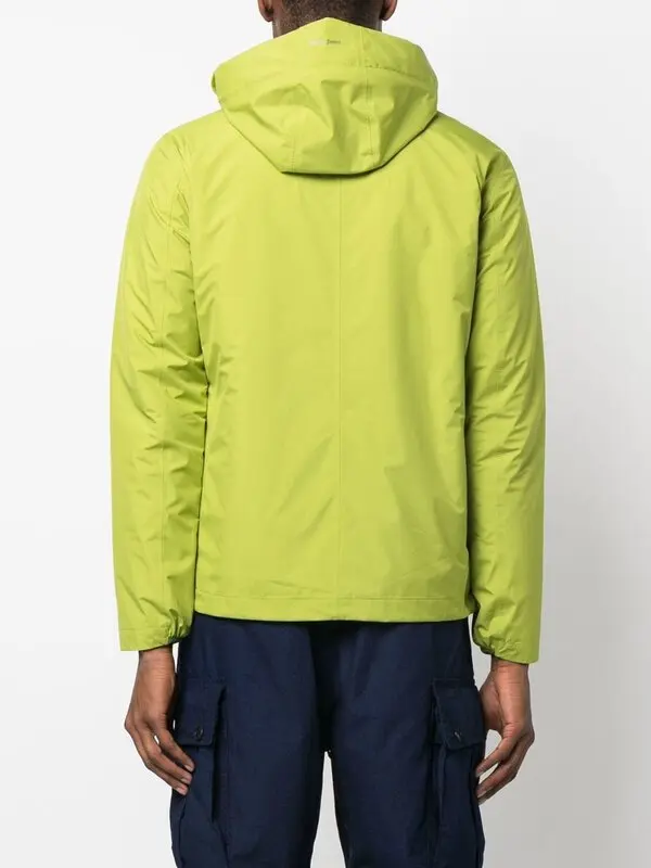 Herno Zip-up Hooded Jacket - Green