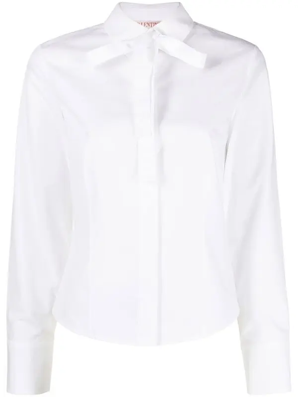 Valentino Garavani Pussy-bow Shirt