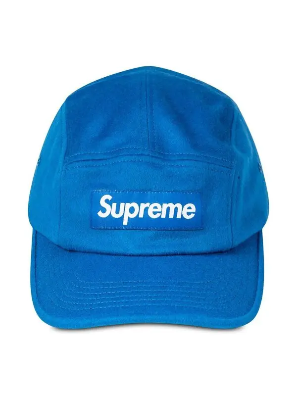 Supreme Wool Camp Cap - Blue | Editorialist