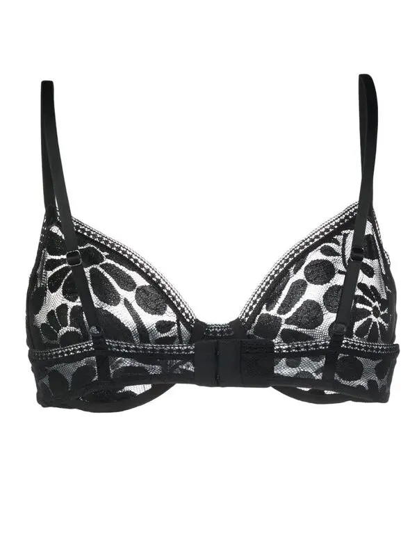 ERES Floral-lace Detail Full-cup Bra