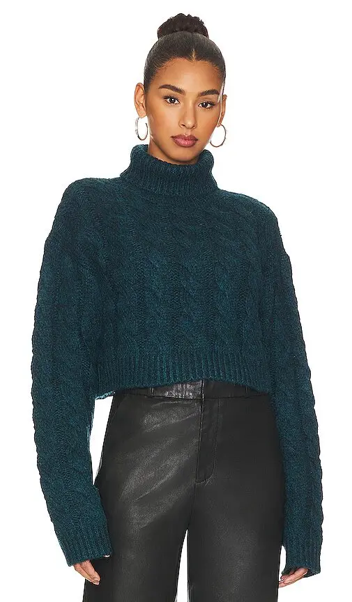 ATOIR Harper Knit Sweater In In Teal