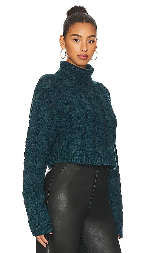 ATOIR Harper Knit Sweater In In Teal