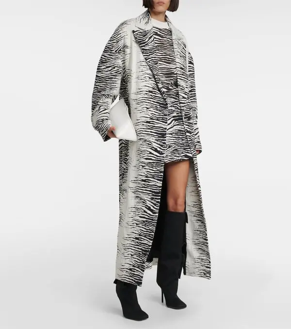 Attico Oversized Cotton-blend Coat
