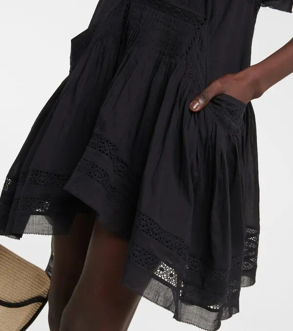 MARANT ETOILE Moly Tiered Mini Dress