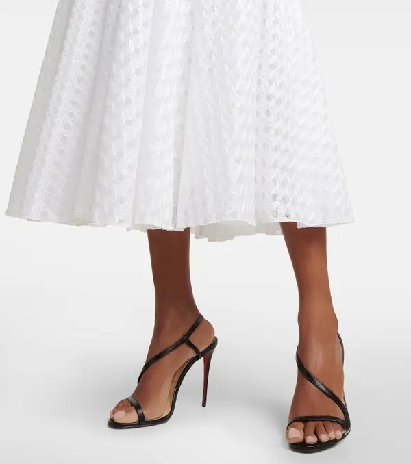 CHRISTIAN LOUBOUTIN Rosalie Leather Sandals - Black