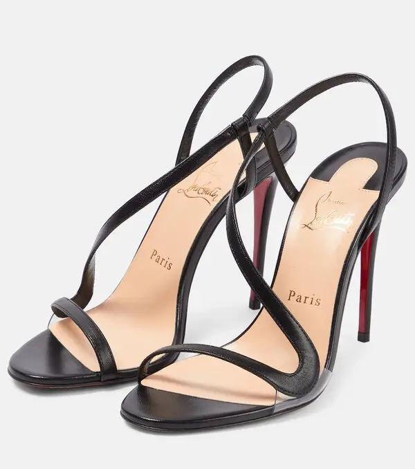 CHRISTIAN LOUBOUTIN Rosalie Leather Sandals - Black