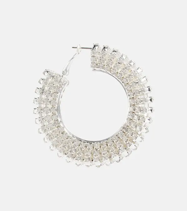 Magda Butrym Crystal-embellished Hoop Earrings