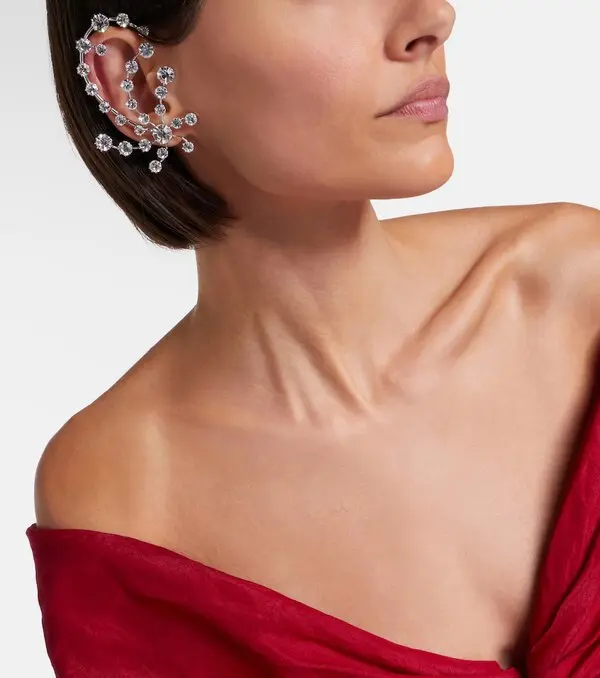 Magda Butrym Crystal-embellished Hoop Earrings