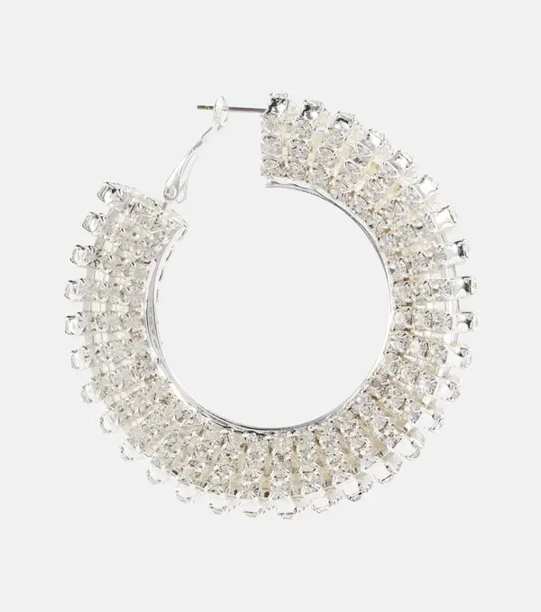 Magda Butrym Crystal-embellished Hoop Earrings