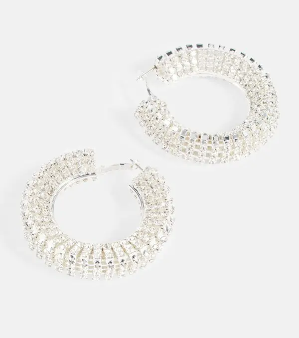 Magda Butrym Crystal-embellished Hoop Earrings