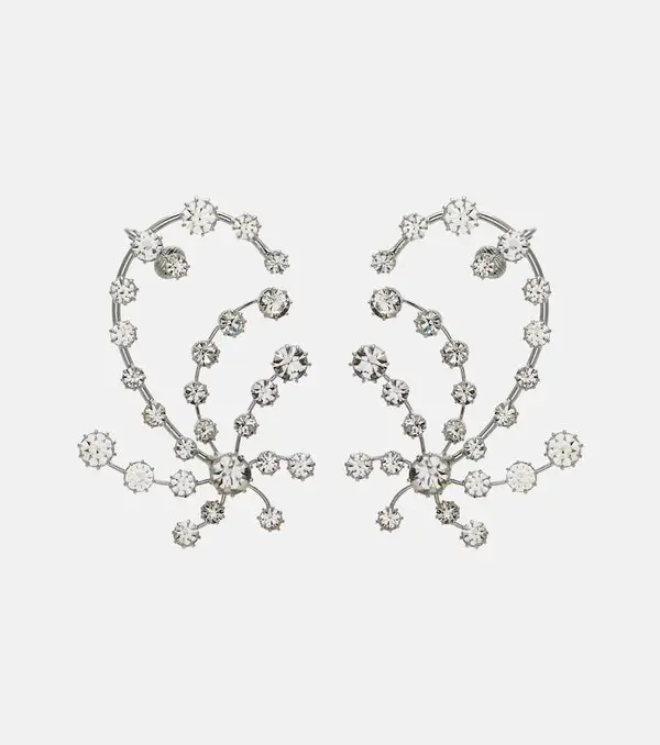 Magda Butrym Crystal-embellished Earrings - Silver