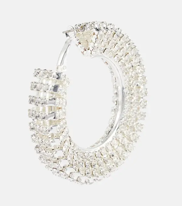 Magda Butrym Crystal-embellished Hoop Earrings