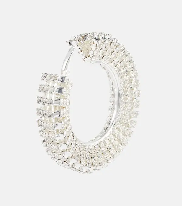 Magda Butrym Crystal-embellished Hoop Earrings
