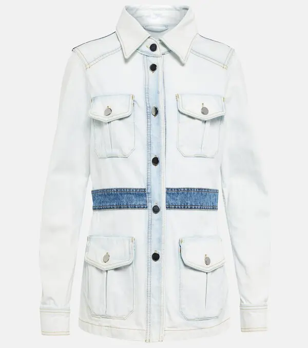 Dorothee Schumacher Denim Patchwork Jacket