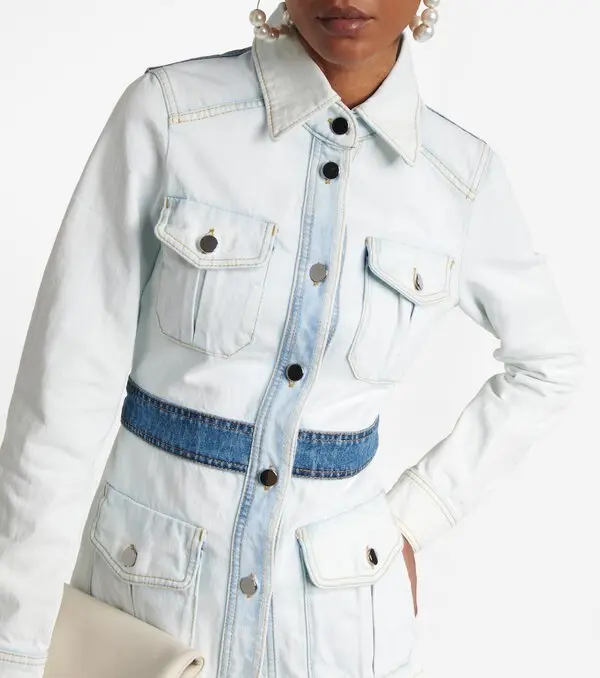 Dorothee Schumacher Denim Patchwork Jacket
