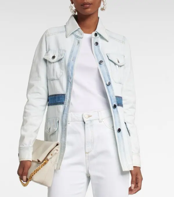 Dorothee Schumacher Denim Patchwork Jacket