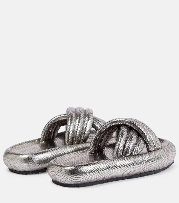 Isabel Marant Étoile Niloo Snake-effect Leather Sandals