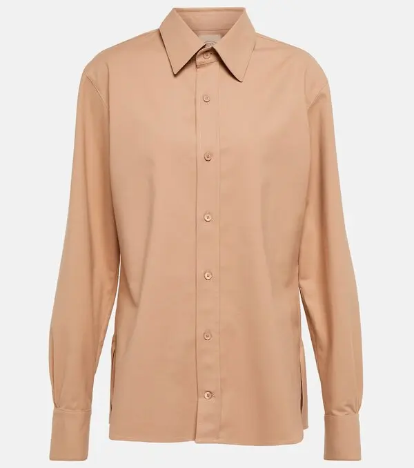 TOD'S Cotton Button-up Shirt - Neutrals