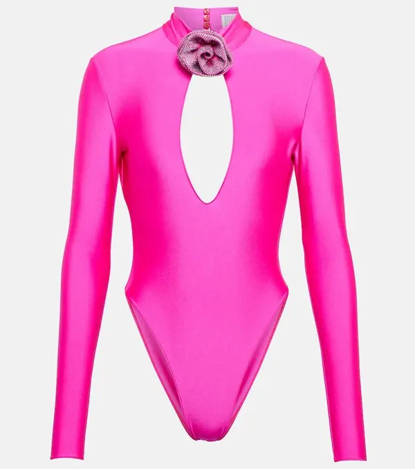 Giuseppe Di Morabito Embellished Jersey Bodysuit