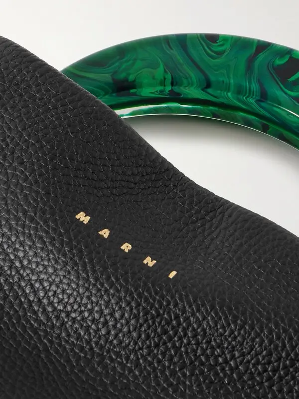 Marni Venice Small Textured-leather Tote