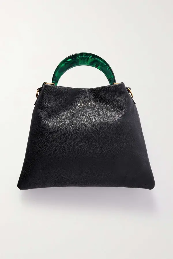 Marni Venice Small Textured-leather Tote