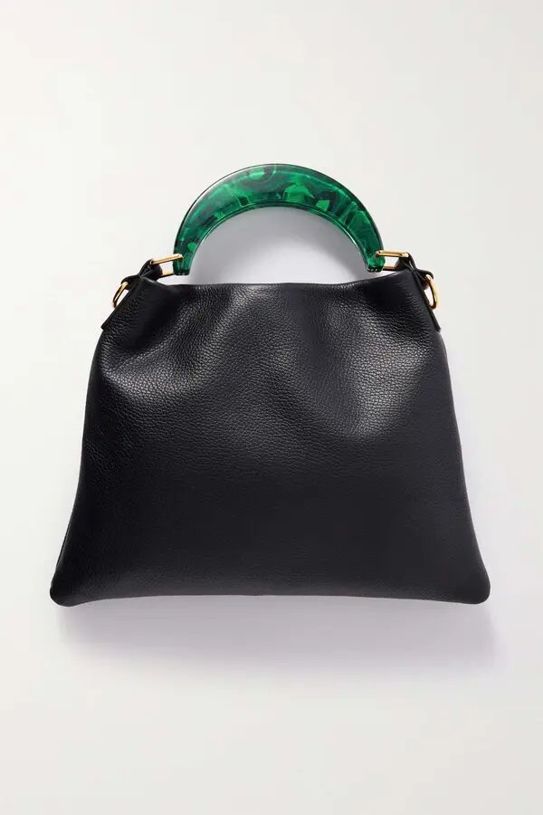 Marni Venice Small Textured-leather Tote