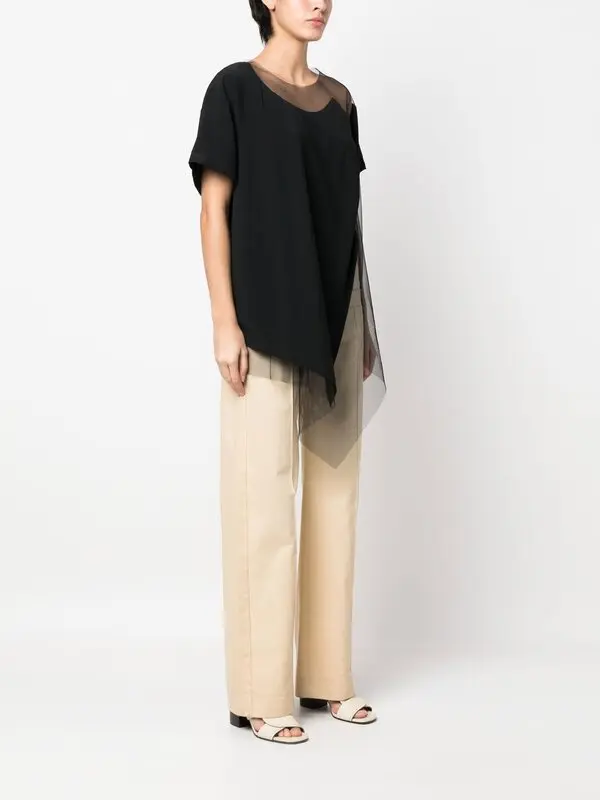 Viktor & Rolf Floating Time Mesh-panel T-shirt - Black