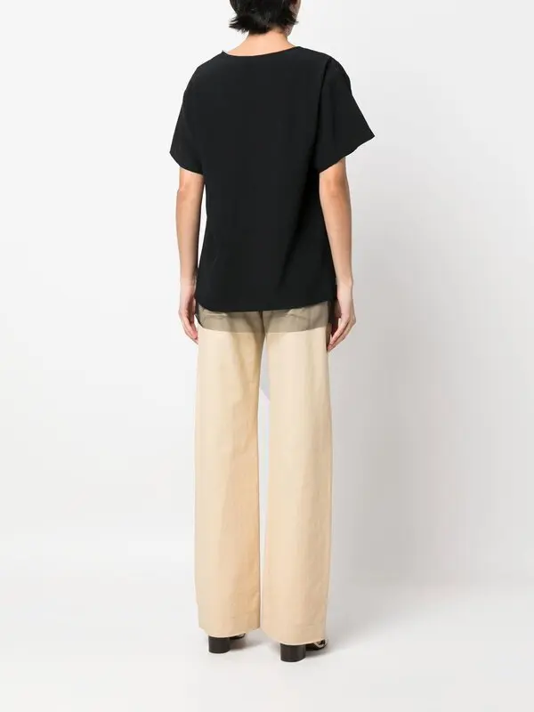 Viktor & Rolf Floating Time Mesh-panel T-shirt - Black