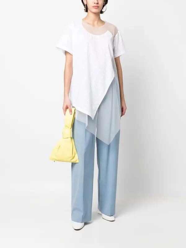Viktor & Rolf Floating Time Mesh-panel T-shirt - White